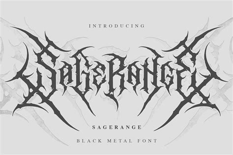 How To Draw Heavy Metal Font