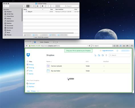 how to upload files to dropbox dummies