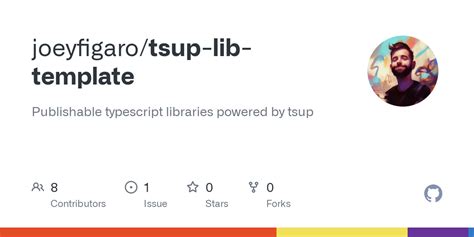 Github Joeyfigarotsup Lib Template Publishable Typescript Libraries