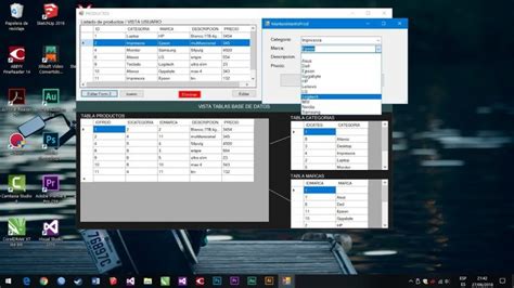 Crud Con Tablas Relacionadas Parte 2 Editar Eliminar Datos C Sql Sp Capas Poo Combobox