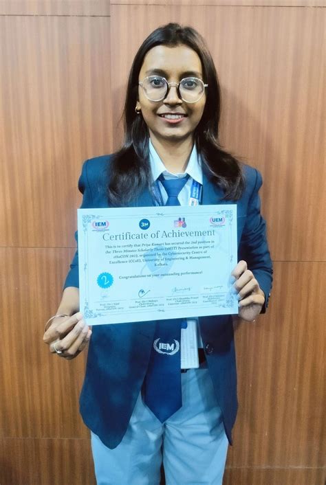 🏆🌟secured The 1st Runner Up Position In The Three Minutes Scholarly