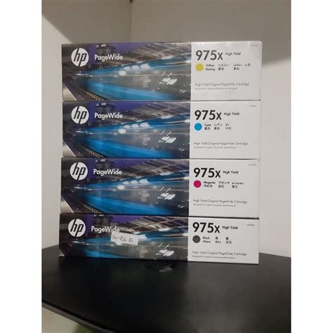Jual Tinta Printer Hp 975x Black Dan Color Original Shopee Indonesia