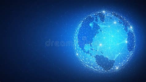 Abstract Binary Code Background Digital Data Concept Bright Streaming Digits With Lights On