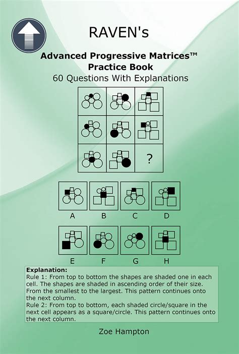 Ravens Advanced Progressive Matrices™ Practice Book Practice Test Iq