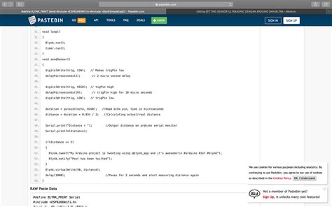 Setting Sensor Ultrasonic Dengan Arduino Dan Blynk By Mirza Muhammad Ahsan Medium
