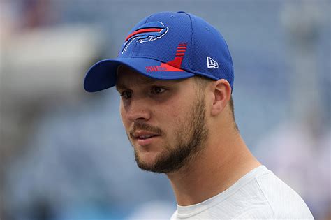 Josh Allen In The Buffalo Sabres Locker Room Goes Viral Watch