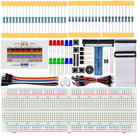 Basic Starter Kit For Raspberry Pi 4 B 3 B 400 Rees52