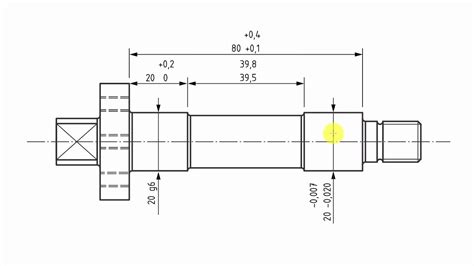 Dimensional Tolerancing Of A Shaft Youtube