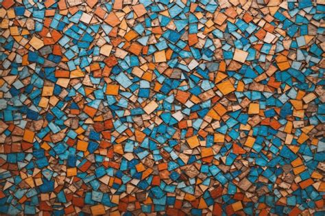 Premium Ai Image Mosaic Texture Background Colorful Mosaic Texture Background Mosaic Wallpaper