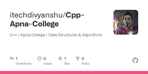 github itechdivyanshu cpp apna college c apna college data structures and algorithms