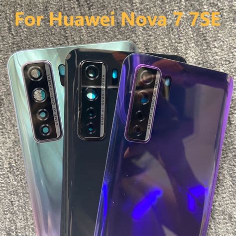For Huawei Nova Se Back Battery Cover Door Housing Case Rear Glass Repair Parts Shopee Malaysia