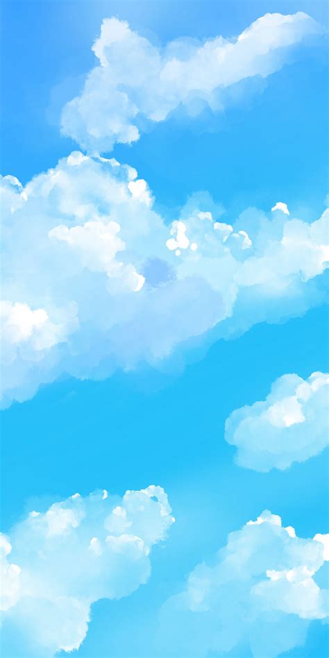 Background Awan Biru