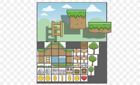 Tile Based Video Game Platform Game Side Scrolling Cartoon Png