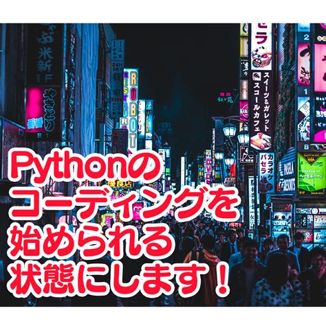Pythonの始め方教えます Pythonでコードを書き始めるまでの設定などを教えます プログラミングレッスンアドバイス ココナラ
