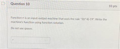 Solved Function R Is An Input Output Machine That Uses The