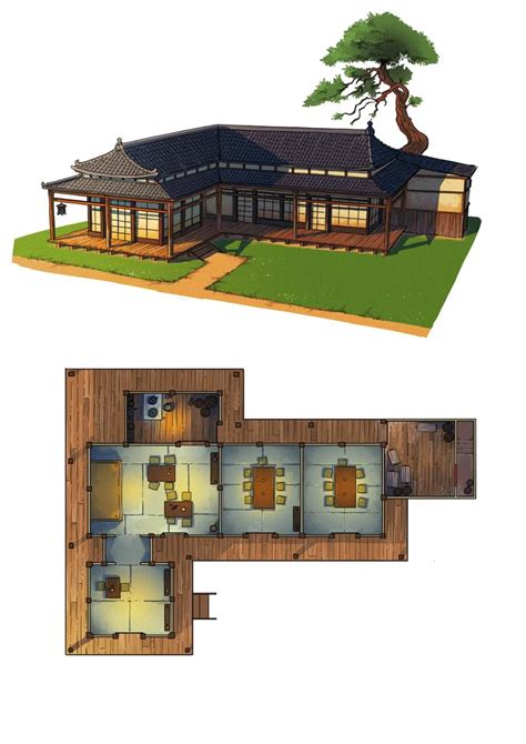 Minecraft Japanese House Blueprints