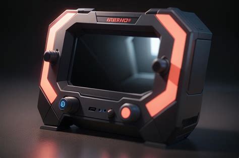 Premium Ai Image Game Console Console Device 3d Rendering Model Handheld Entertainment Offline