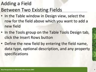 MS ACCESS DEFINING DESIGN VIEW AND DATASHEET VIEW Ppt