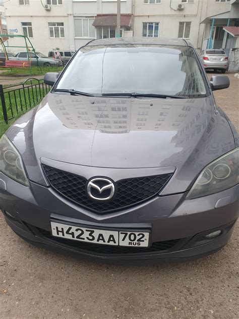 Магнитные рамки sak, номера без флага жирный шрифт — Mazda 3 (1G) BK, 1 ...