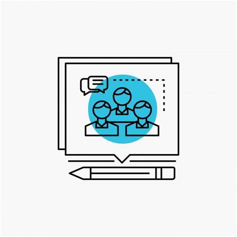 Analysis Argument Business Convince Debate Line Icon Business Icons