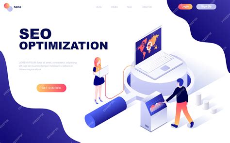 Premium Vector Modern Flat Design Isometric Concept Of Seo Analysis