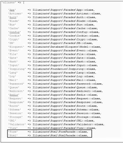 laravel формы управление и настройка генерация основных элементов html