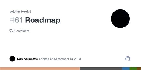 Roadmap · Issue 61 · Sel4microkit · Github