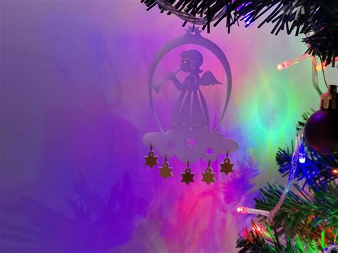 Ziemassvētku Egles Rotājums Enģelis Uz Mākoņa Top T