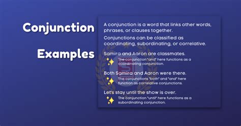 Types Of Conjunction ESP