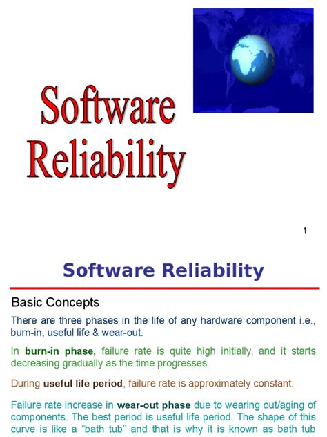 A Comprehensive Overview Of Software Reliability Concepts Metrics Models And Quality