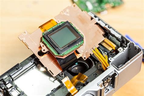 camera sensor matrix close up stock image image of technology