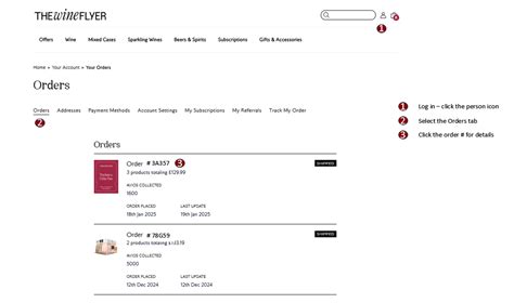 How Do I Know If My Order Has Been Placed Successfully The Wine Flyer
