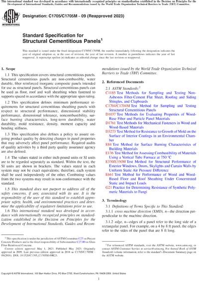 ASTM C1705/C1705M-09(2023) - Standard Specification for Structural ...
