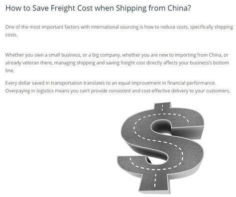 Zhiyong Liu On Linkedin How To Save Freight Cost When Shipping From China