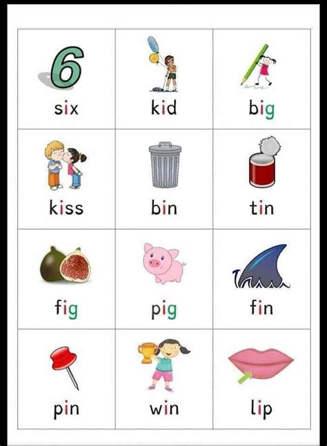 كلمات باللغة الإنجليزية التعليم خطوة بخطوة للأطفال ツ