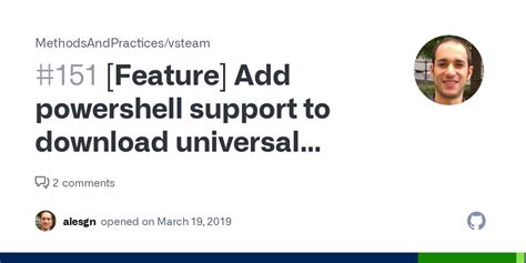 Feature Add Powershell Support To Download Universal Packages From