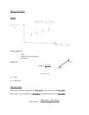 Lab1Notes Pdf Physics 1311 Lab 1 Graphs Proper Graph Has Title