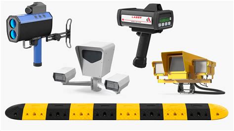 Traffic Speed Control Tools Collection 2 3d Model 99 3ds Fbx Obj