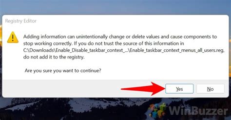 Enable Or Disable Taskbar Context Menus In Windows 11 And Windows 10