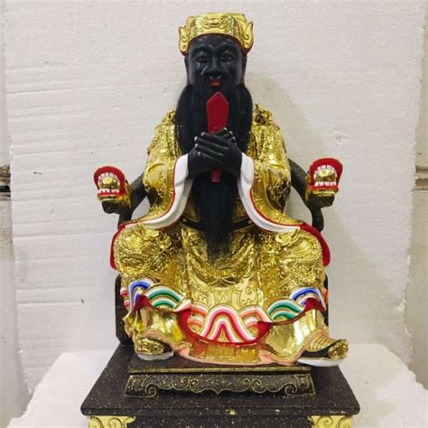 Promo Patung Sin Ong Sing Ong Xing Ong Cheng Huang Kayu 16 02