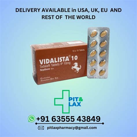Vidalista 10 Mg Tablets At ₹ 318box Cialis Tablet In Surat Id 2853382280097
