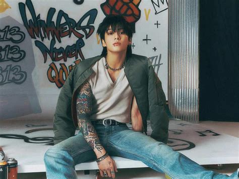 Bts Jungkook Reveals The Title Poster Of Standing Next To You From His