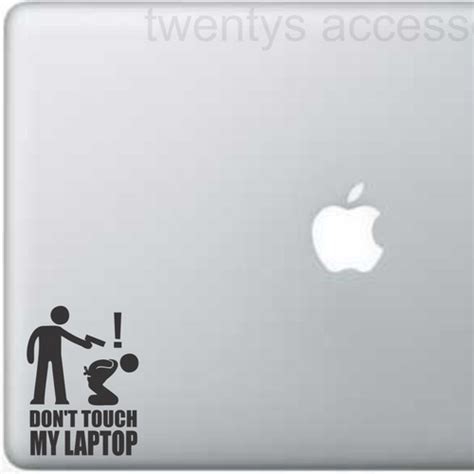 Jual Stiker Laptop DONT TOUCH MY LAPTOP Kab Garut Twentys Sticker NEW Tokopedia