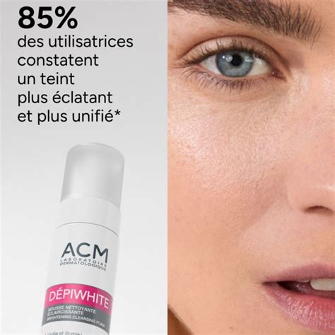 ACM Laboratoire Dermatologique Dépiwhite Brightening Cleansing Foam Cleanses and Removes Makeup
