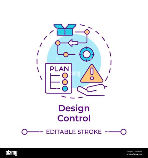 Design Control Multi Color Concept Icon Stock Vector Image And Art Alamy