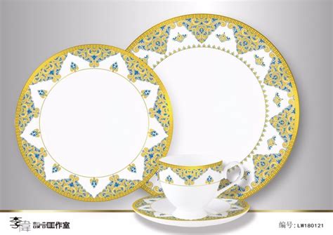 陶瓷餐具花纸设计 设计案例彩虹设计网