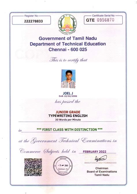 Passed Typewriting English Exam Joel Benadite Posted On The Topic