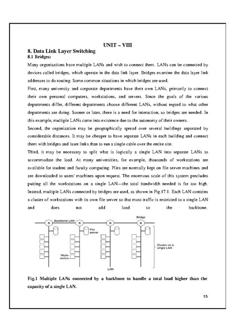 Computer Networks Data Link Layer Switching Unit Viii 8 Data Link Layer Switching 8