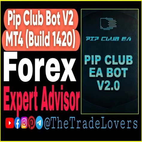 Pip Club EA Bot V MT With SetFiles Platform Build Forex Robot MT Expert Advisor