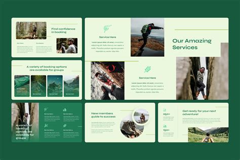 Cambright Outdoor Activities Powerpoint Template For 22